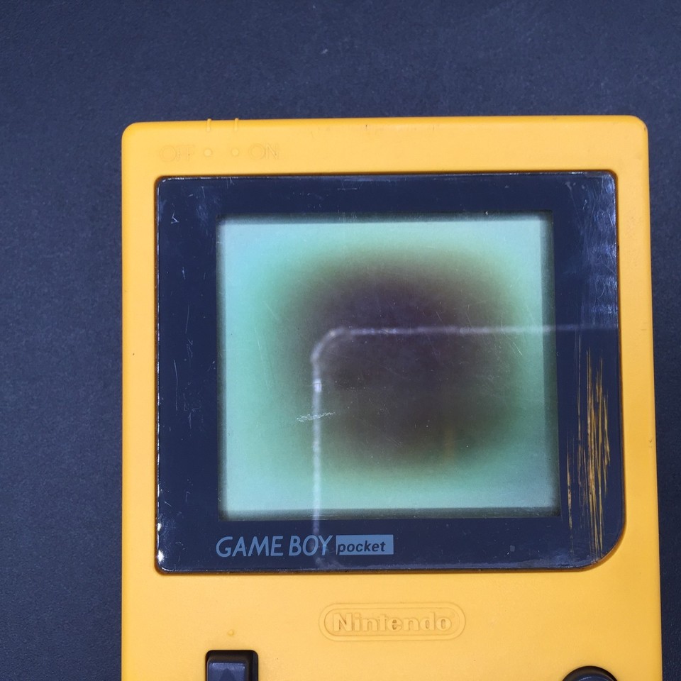 [ As Is ] Nintendo Game Boy Gameboy Pocket Yellow MGB-001 Console Japan ...
