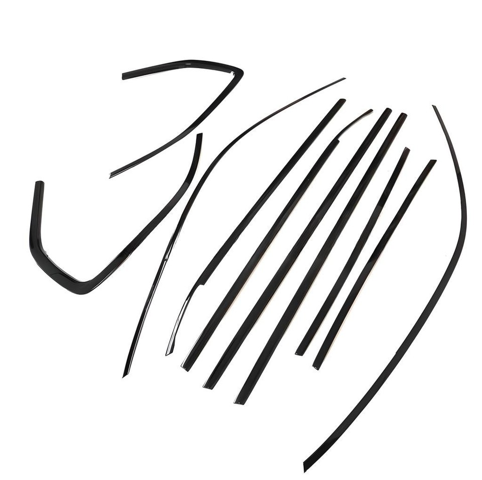 Glossy Black Car Window Sill Molding Strip Trim Fit For BMW X5 F15 2014 ...