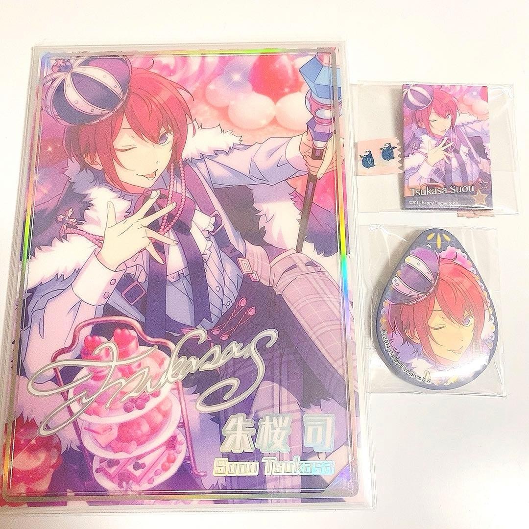 AnSt Cheery King Portrait Petal Tin Square Can Badge Tsukinomiya | eBay UK