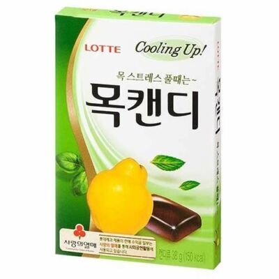 Korean Candy Refreshes Sore Throat Lotte Throat Candy Herb 38g x 12 | eBay