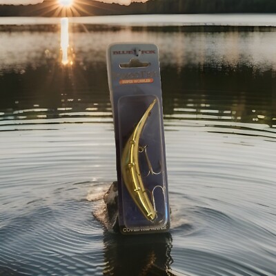 Blue Fox Foxee Fish Super Wobbler “Cover The Water” NIP Fishing Lure | eBay