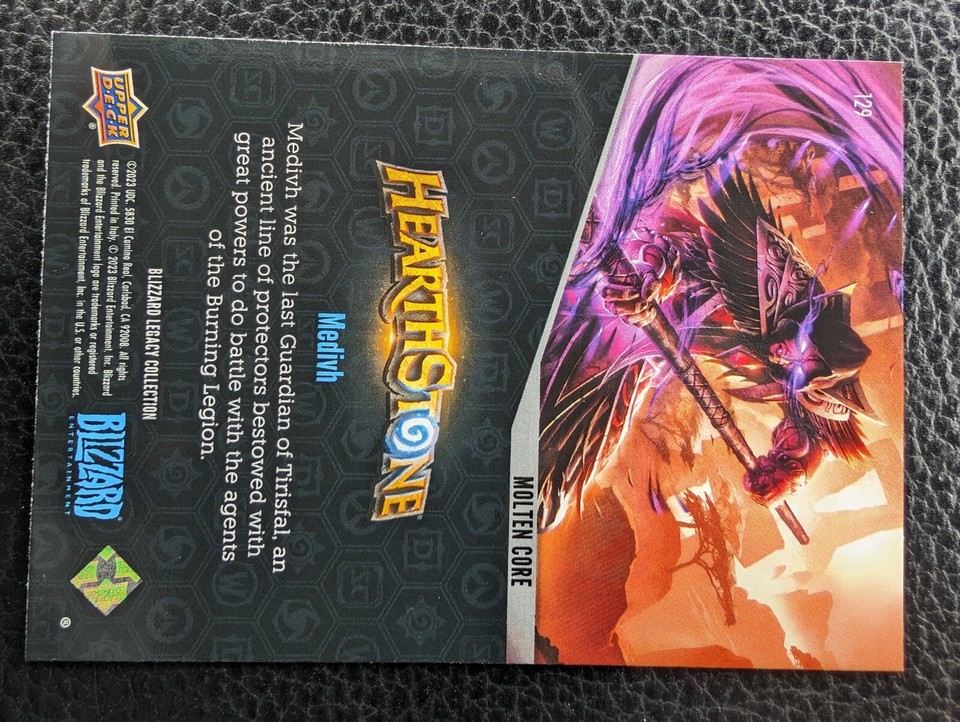2023 Upper Deck Blizzard Legacy Medivh Hearthstone Molten Core #129 | eBay