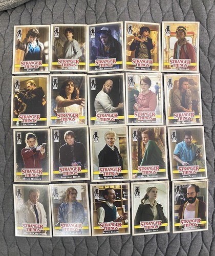 2019 Topps Stranger Things Welcome To The Upside Down Complete Base Set ...