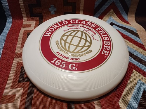 Vintage 1975 Wham-o Frisbee 165G 81 Mold World Champions Krae Van ...