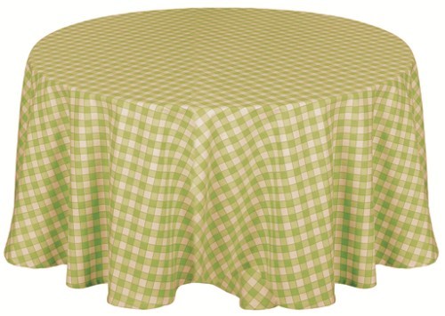 100% Cotton PVC Coated Table Cloth/Linen Gingham Check Cotton Check ...