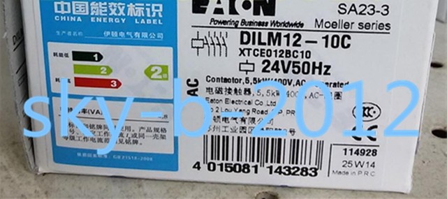 1PC EATON AC contactor DILM12-10C 24VAC 4NO for sale online | eBay