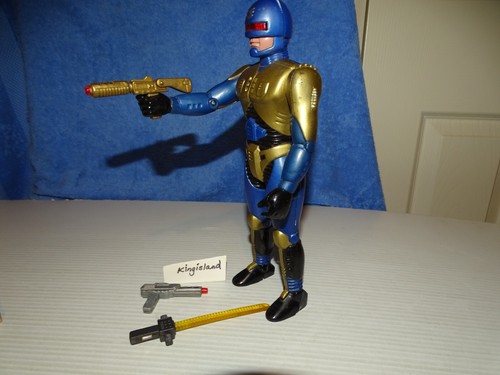 VTG * 1990 SONIC MAN/ROBO COP *SOMA M/I CHINA COMPLETE WITH 3 WEAPONS ...
