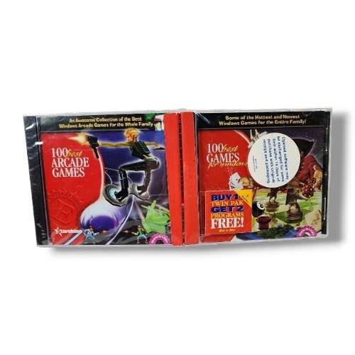 Twin-Pak 100 Best Windows And Arcade Games CD-ROM Windows 95 Or Higher ...