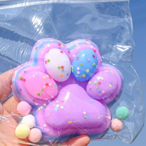 Cat Paw Mochi Taba Squishy Fidget Toys Cat Paw Slow Rebound Stress ...