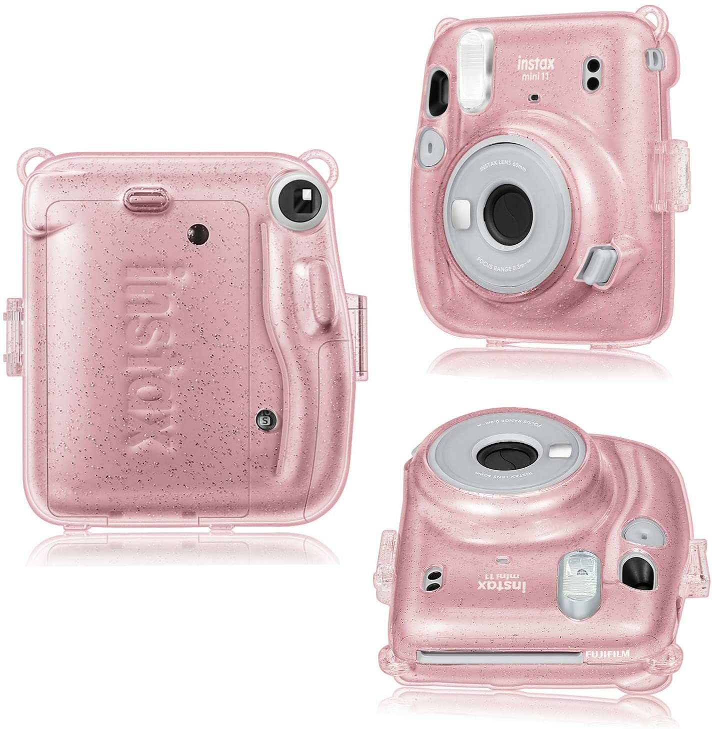 For Fujifilm Instax Mini 11 Instant Film Camera Crystal Case Hard Shell ...