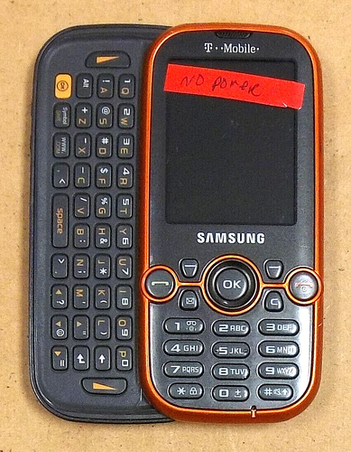 Samsung Gravity 2 SGH-T469 - Gray and Orange ( T-Mobile ) Very Rare ...