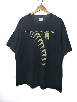 Vintage 1994 Nine Inch Nail "Now I’m Nothing" Black Unisex Tshirt ...