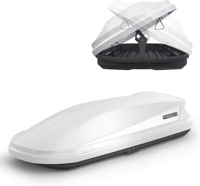 21 Cu.Ft. Large Rooftop Cargo Carrier Box, Hard Shell Roof w/2 Keys ...