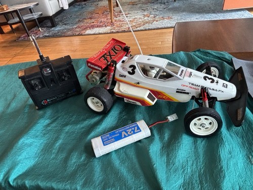Vintage 1980's Futaba FX10 All Terrain RC Offroad Buggy w/control ...