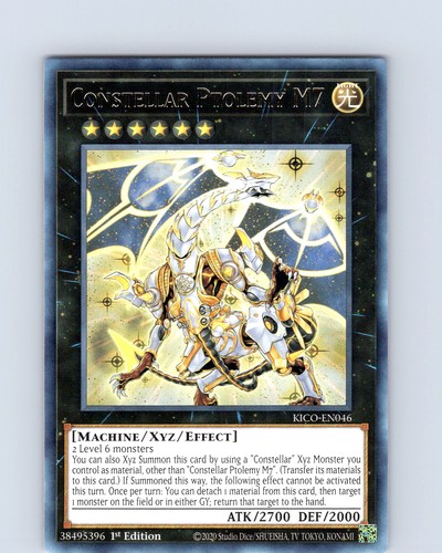 Yu-Gi-Oh TCG Constellar Ptolemy M7 KICO-EN046 1st Edition Regular Rare ...