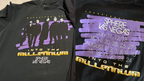Backstreet Boys Into The Millennium Sphere Las Vegas 2025 T-Shirt | eBay