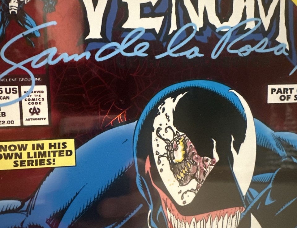 🔥Venom Lethal Protector #1 CGC SS 9.8 Signed and Sketch by Sam De La ...