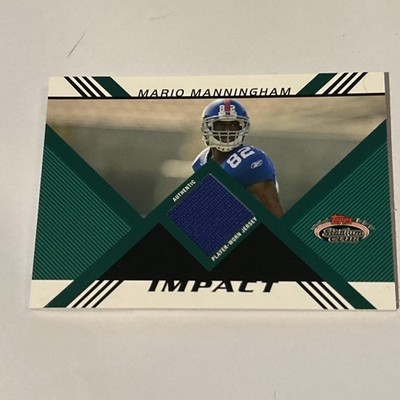 MARIO MANNINGHAM 2008 TOPPS STADIUM CLUB IMPACT JERSEY- ROOKIE | eBay