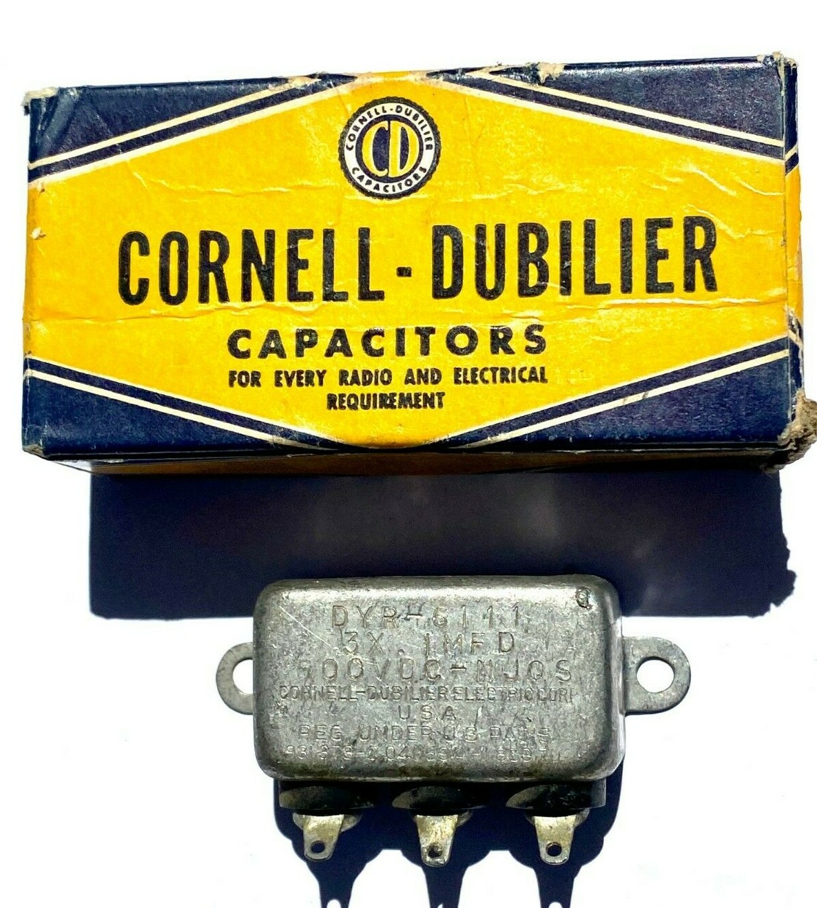 Lot Of 4 Cornell Dubilier Capacitors 3X IMFD Aircraft USA | eBay