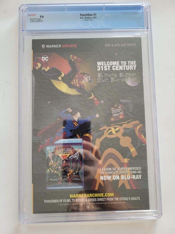 PUNCHLINE #1 CGC 9.6 GRADED WHITE PAGES 2021 DC COMICS FRANK CHO ...