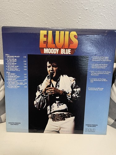 Elvis Moody Blue Album AFL1-2428 | eBay
