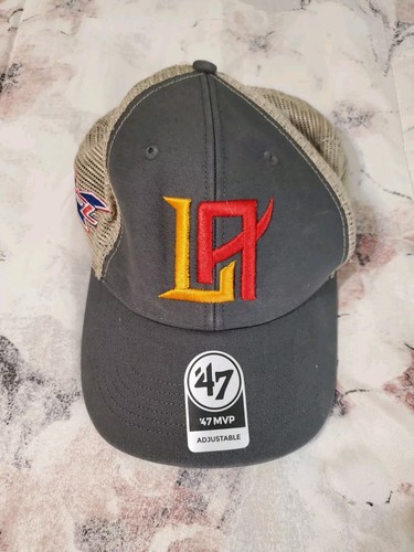 Xfl Football Hat Baseball Cap Gray LA Wildcats NWT MSRP $25 Trucker '47 ...