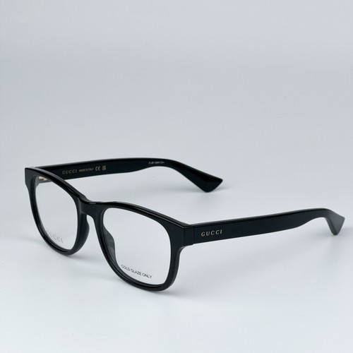 Gucci GG1344O 001 Black Square Men Eyeglasses GG 1344O NEW 889652412979 ...
