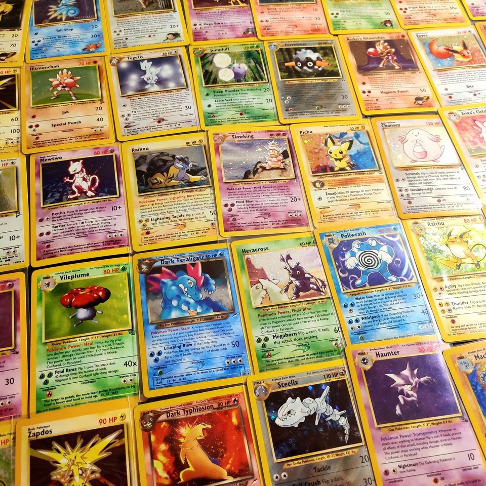 Old Pokemon Cards - HUGE Vintage Collection - 1st Edition - ALL WOTC ...