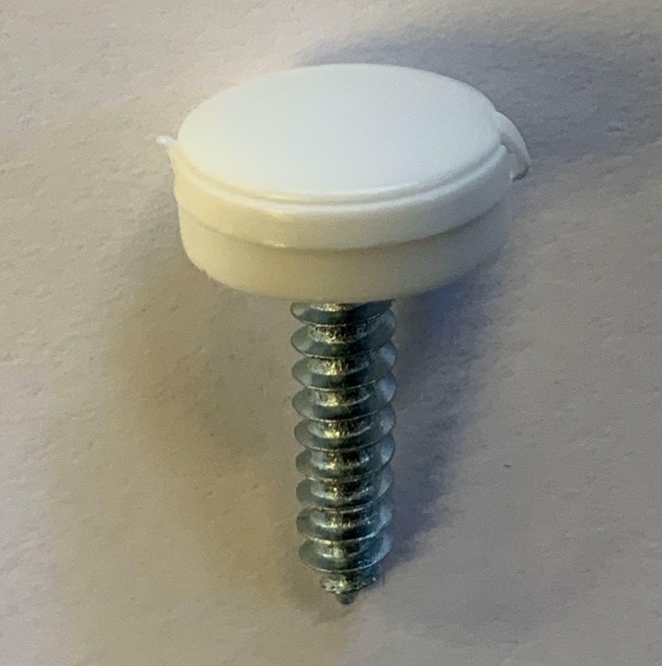 Vehicle Car Motor Licence Number Plate Cap and Screw Spare Replacement ...