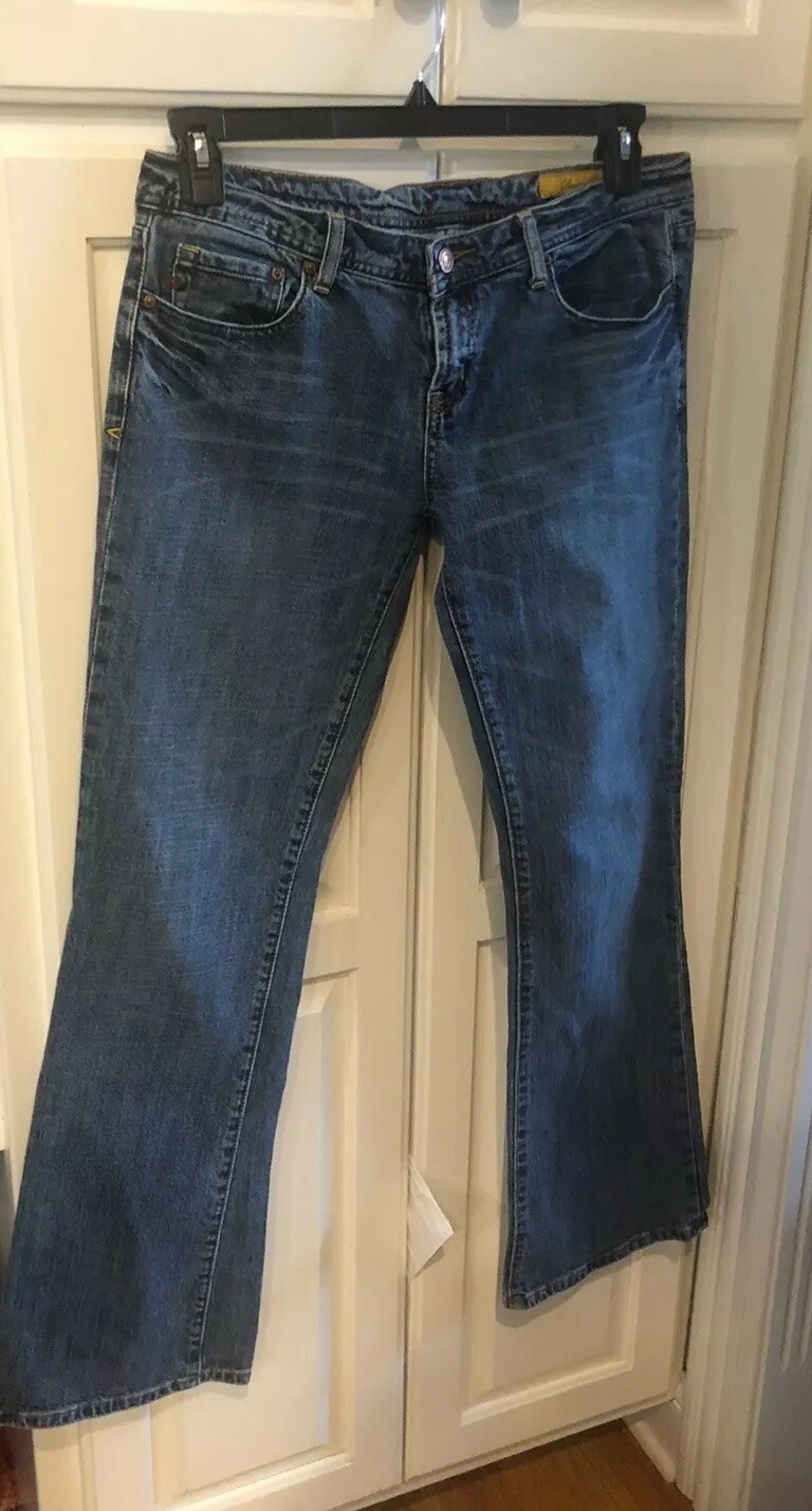 Seven 7 Seven7 Denim Blue Jeans Classic Flare Womens … - Gem