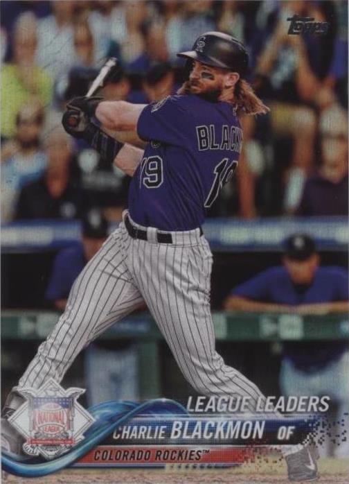2018 Topps - Charlie Blackmon #92 Rainbow Foil for sale online | eBay