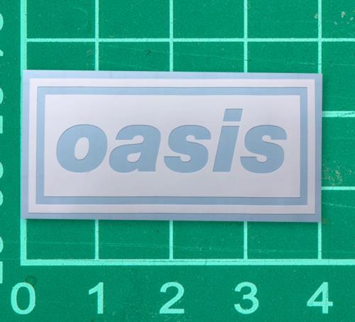 Oasis Band Sticker white diecut | eBay