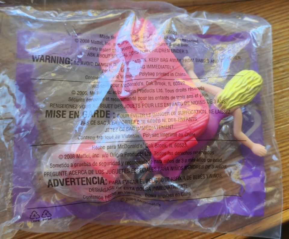 Polly Pocket Polly Red Carpet Toy 2008 McDonalds Happy Meal Toy #6 New ...