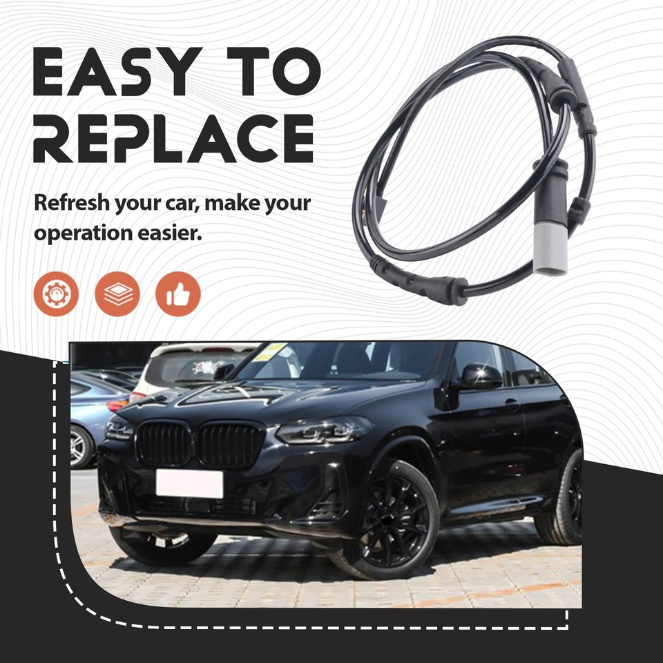 Front+ Rear Brake Pad Wear Sensor Set for - X3 F25 X4 F26 Auto Car3303 ...