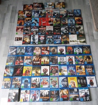 Blu ray & DVD Sammlung Ca 100 Disc Jason Statham, Wolverine,Scream ...
