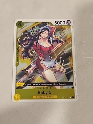 Baby 5 OP12-112 Legacy of the Master One Piece TCG - English NM R Foil ...