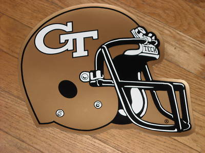 AWESOME NCAA LARGE GEORGIA TECH HELMET CAR MAGNET 11 X 9 | eBay