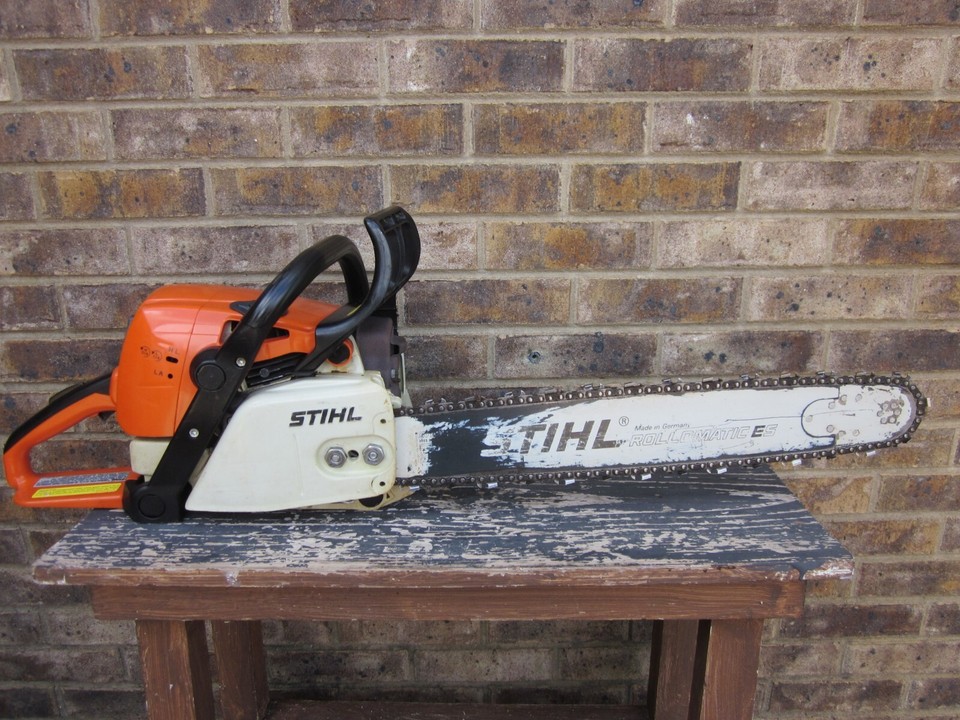 STIHL MS390 CHAIN SAW 22" BAR & CHAIN W/ HARD CASE RUNS PERFECT CLEAN ...