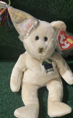 ty June Birthday beanie babies with tag/tash mint | eBay