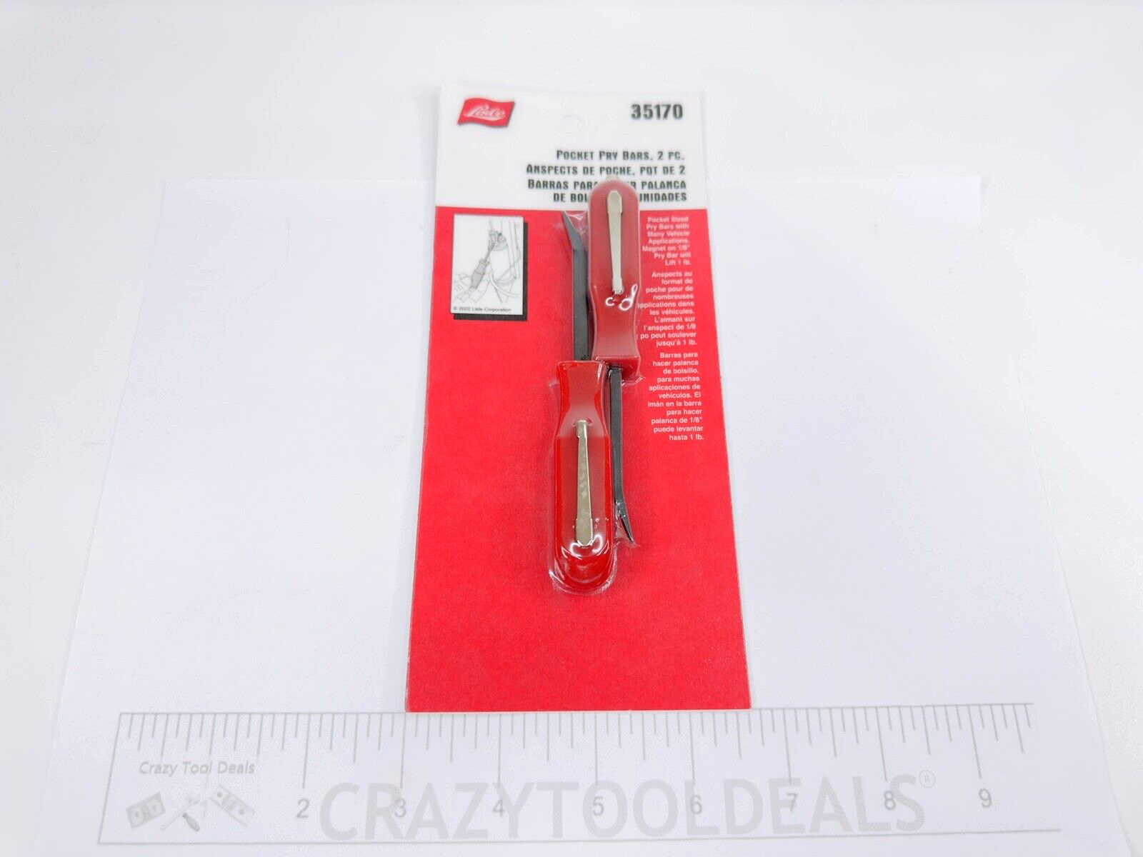 Lisle 35170 Pocket Pry Bars 2 pc. for sale online | eBay