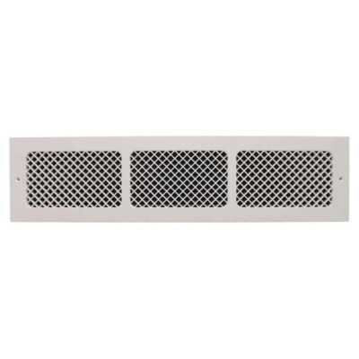 Return Air Vent Grille White 8 x 32 inch Victorian Wall Mount Polymer ...