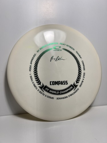 Latitude 64 2x Gold Line Compass Ricky Wysocki Disc Golf Midrange 177g ...