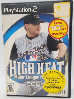 High Heat Major League Baseball 2004 SONY PLAYSTATION 2 PS2 GAME ...
