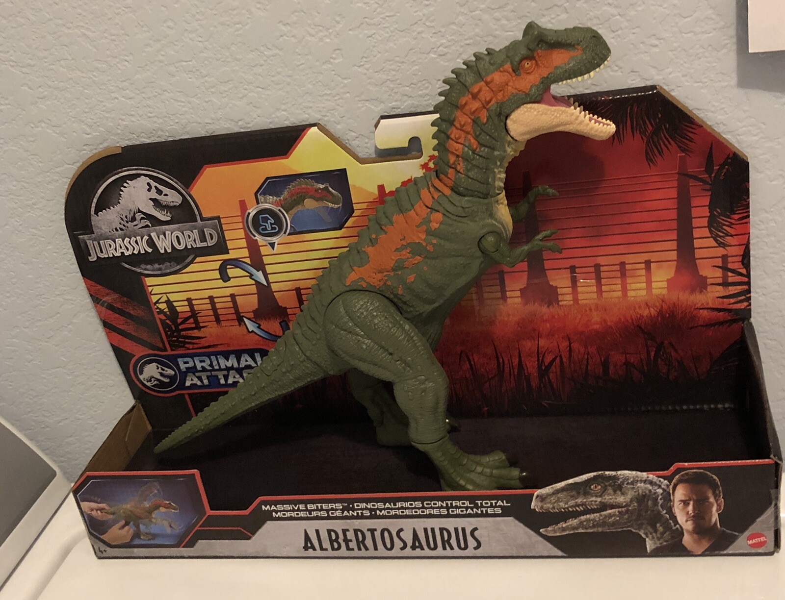 Jurassic World Primal Attack Albertosaurus NEW 2020 Mattel Massive ...