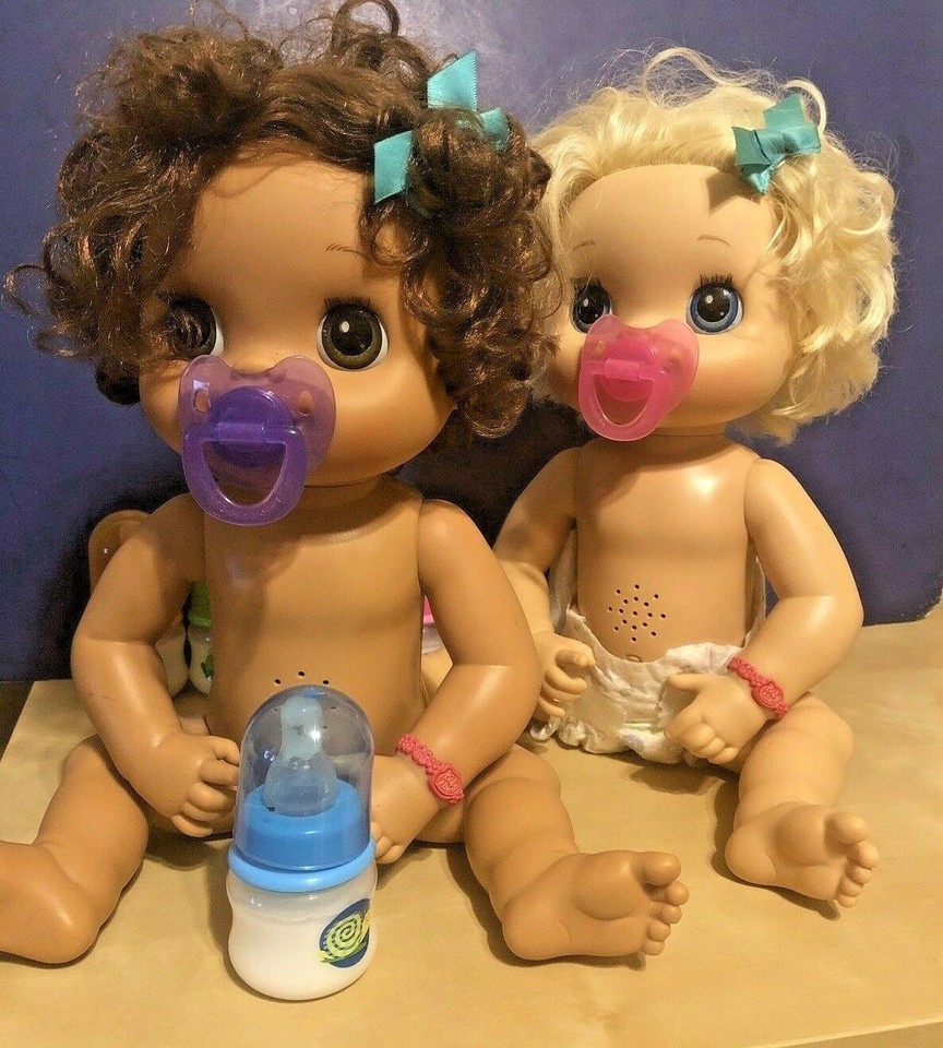 BABY ALIVE 2 OZ BOTTLE AND TWO PACIFIERS HOMEMADE FOR BABY ALIVE DOLLS ...
