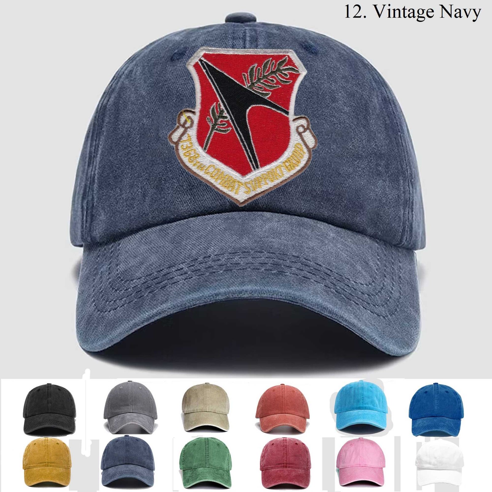 Customized Embroidered Hat 7368th Combat Support Group, Trucker Hat, Gift Idea | eBay