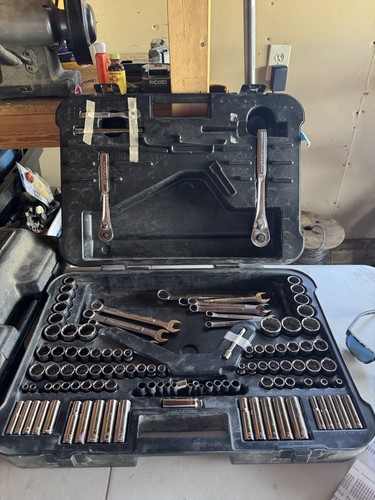 Craftsman 144-Piece Mechanics Tool Set Socket 128 pcs + Case 6 point SAE Metric | eBay