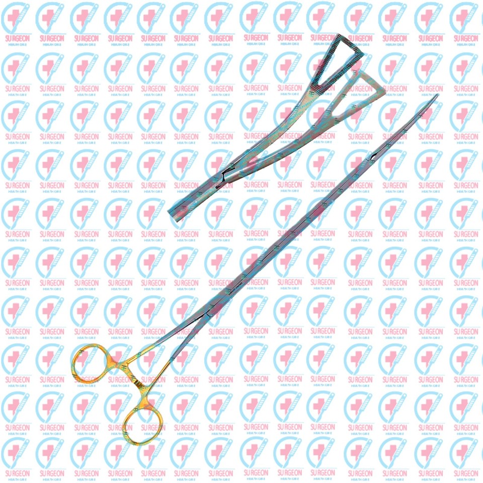 Thorax VATS Surgical Instrument small Duval Forceps,Curved Jaw Thoracic ...