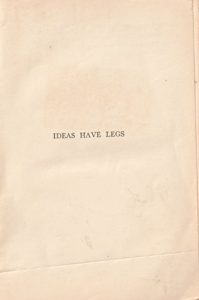 IDEAS HAVE LEGS, PETER HOWARD, SC, 1945, UK, Oxford Group, Frank ...