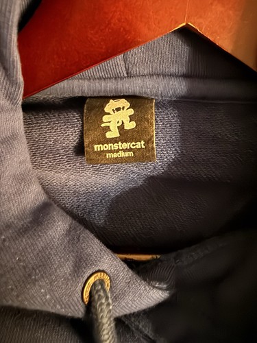 Monstercat Records Hoodie Dark Navy SZ M. Nice Thick Quality 100% Cotton - EDM | eBay